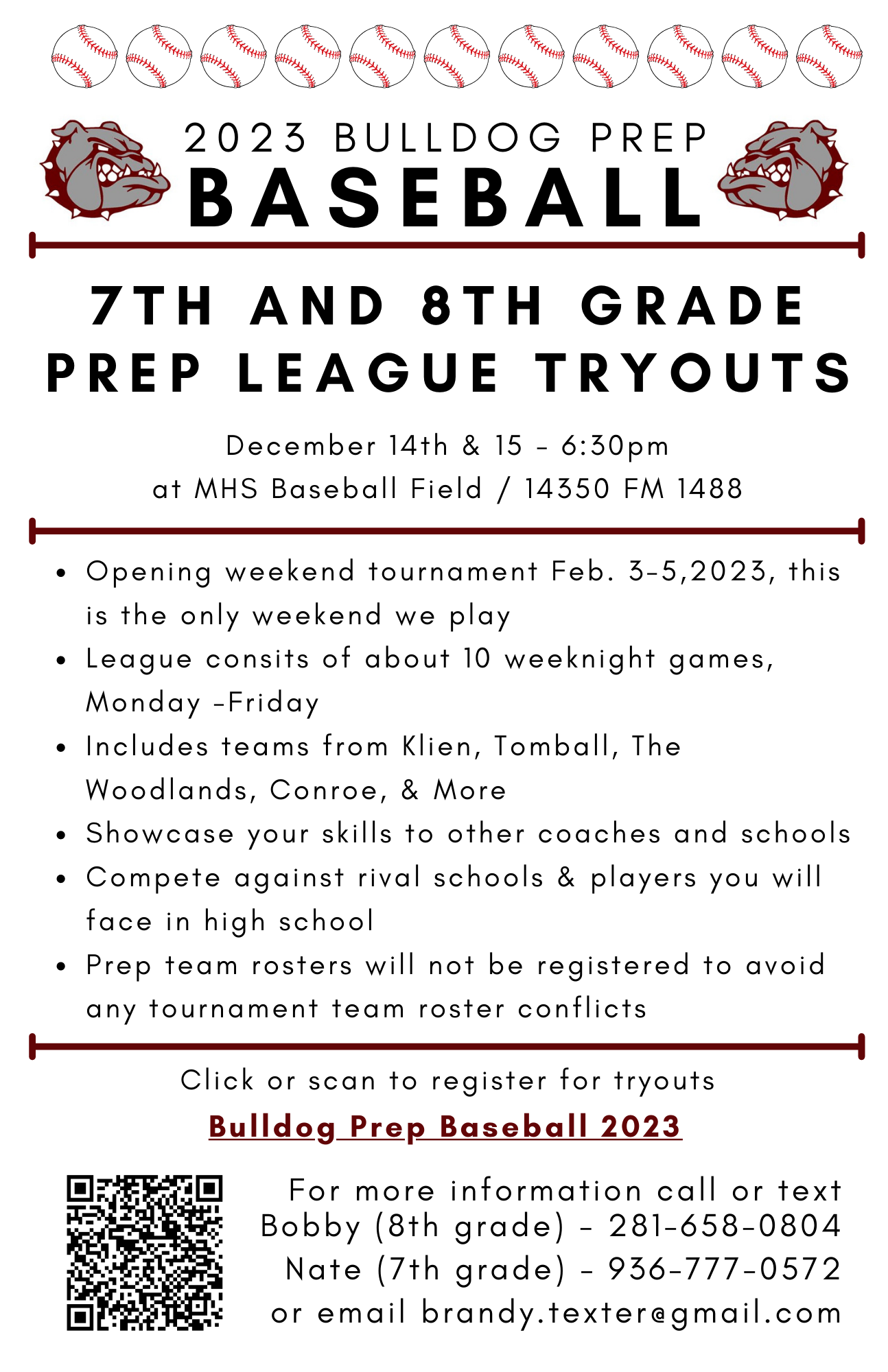 Baseball Prep League / The Farm League